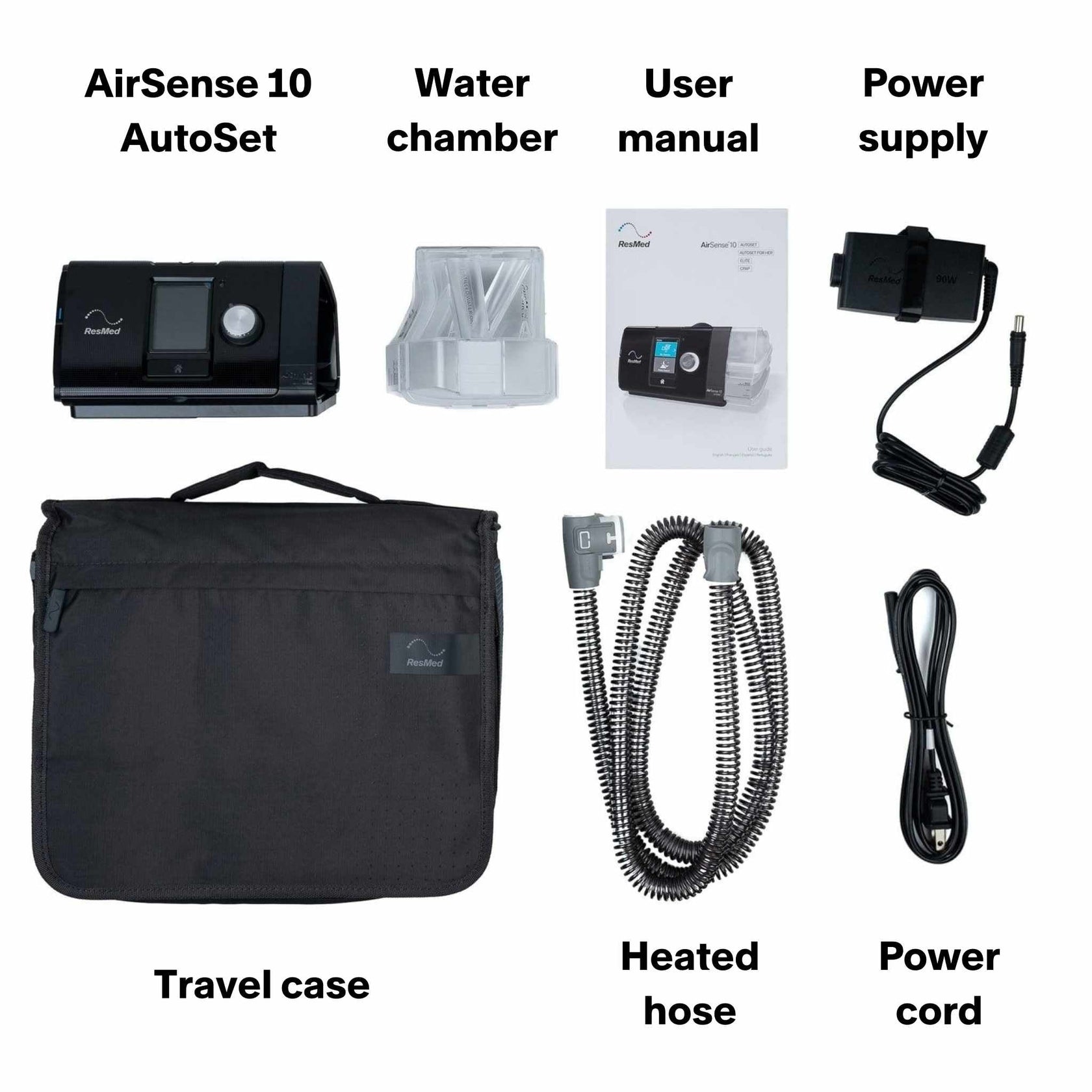 ResMed AirSense 10 AutoSet CPAP Machine with HumidAir Heated Humidifie ...