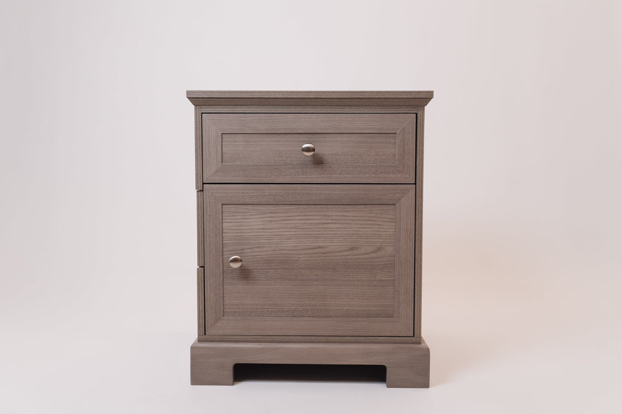 CPAP Nightstand with Storage CHARLESTON GRAY - cpap.com