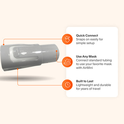 AirMini Universal Hose Adapter – cpap.com