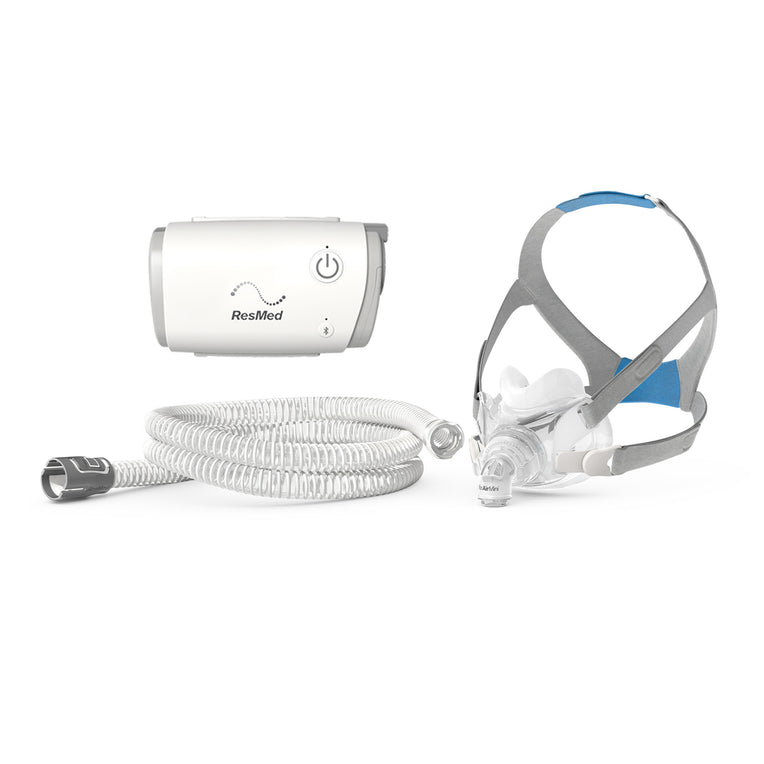 ResMed AirMini with AirFit F30 Full Face Mask Bundle - cpap.com