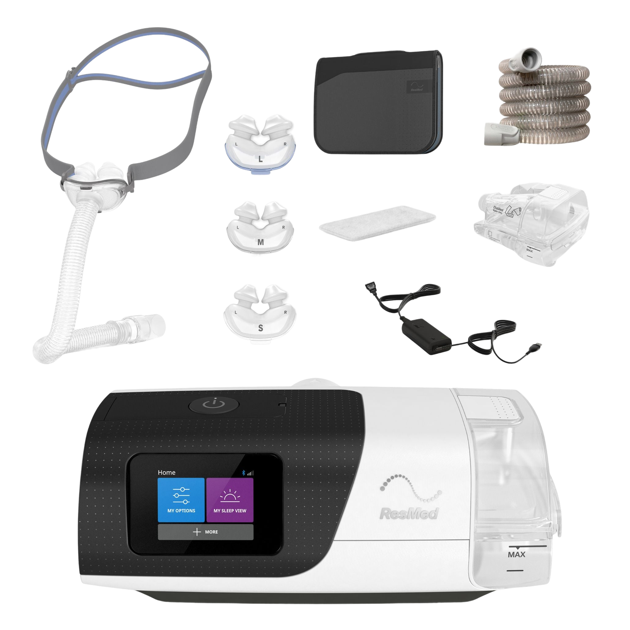 AirSense 10 AutoSet with P10 Nasal Pillow Mask Bundle – cpap.com