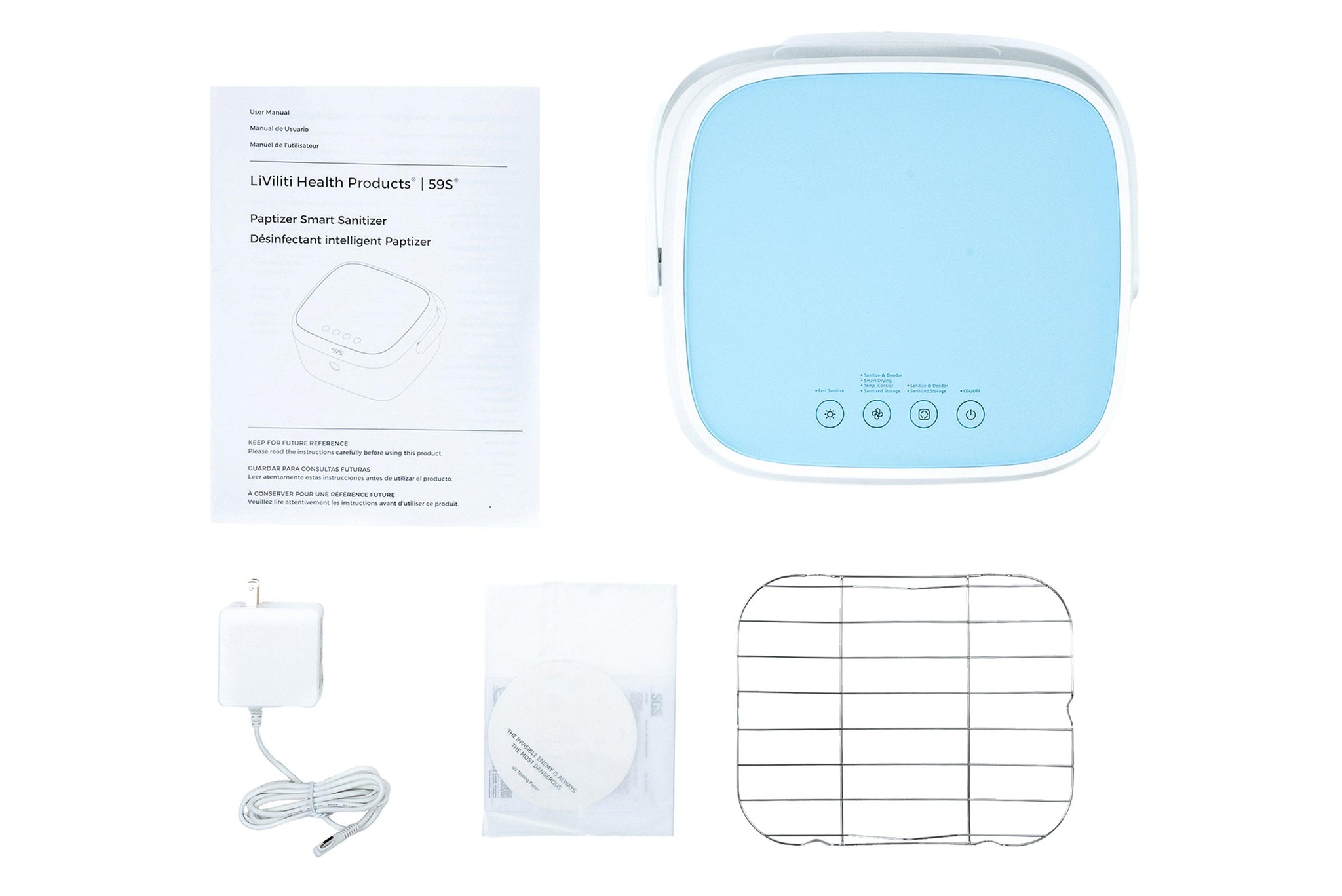 Liviliti Paptizer UVC LED Smart CPAP Sanitizer - cpap.com