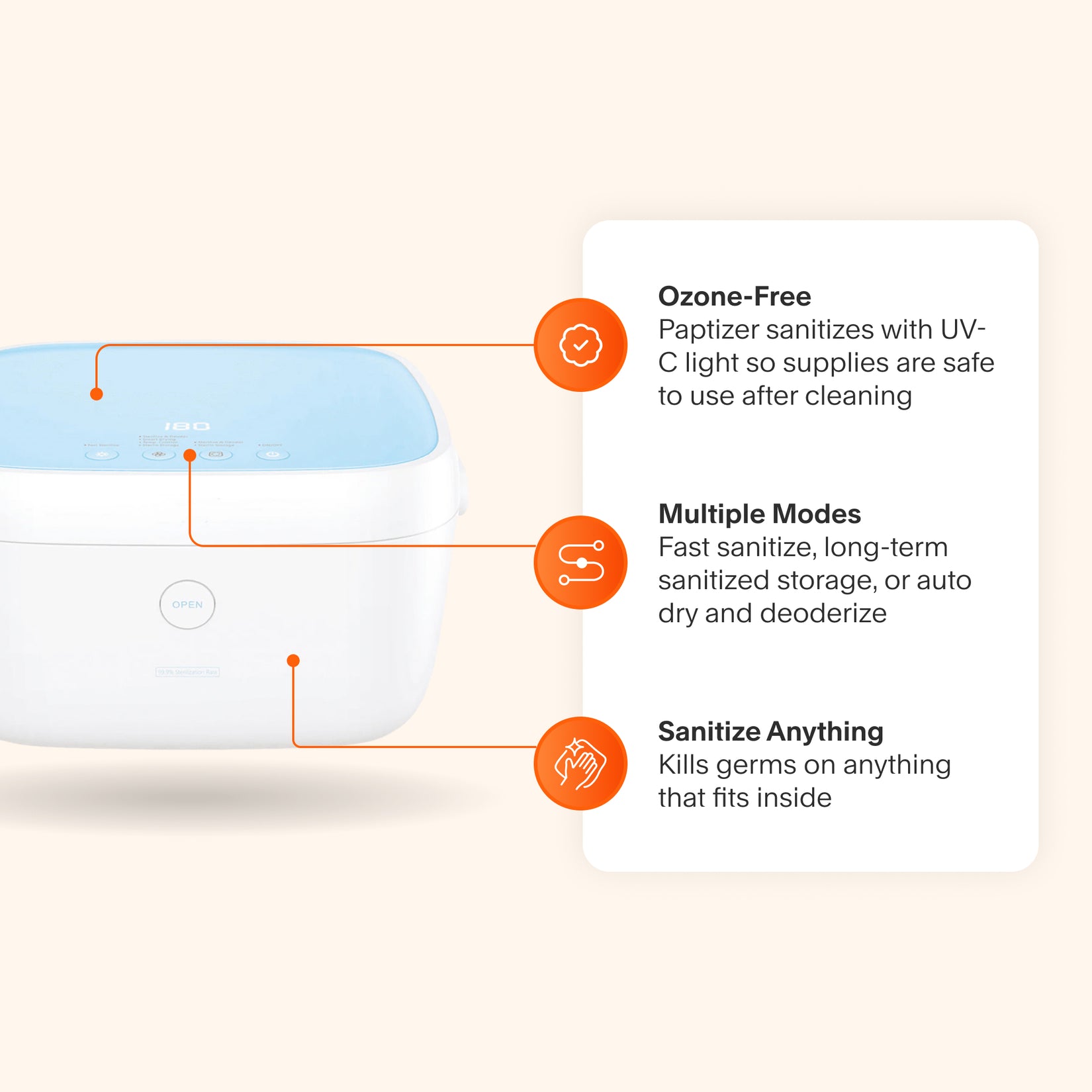 Liviliti Paptizer UVC LED Smart CPAP Sanitizer – cpap.com