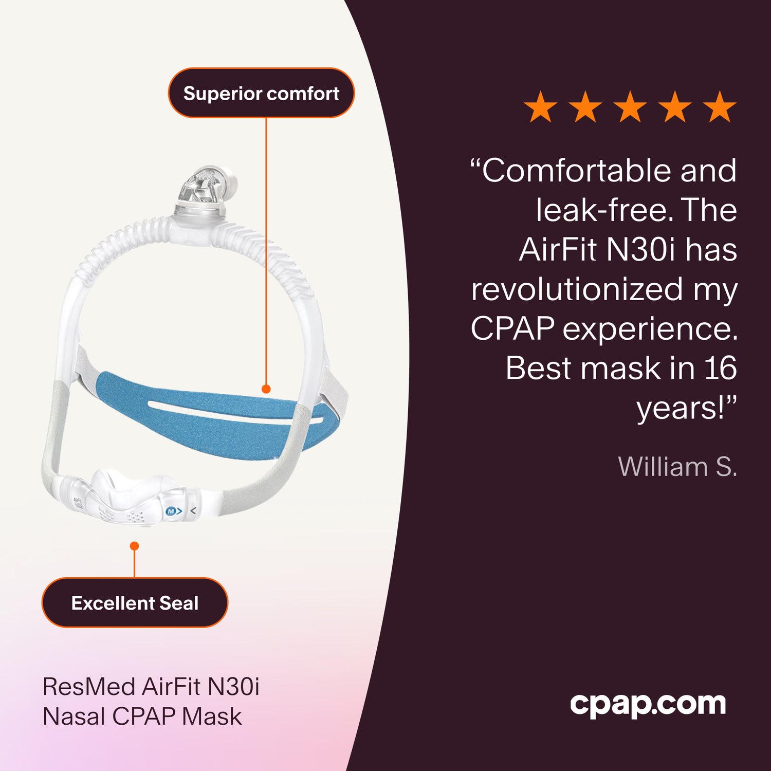 AirFit N30i Nasal Mask - cpap.com