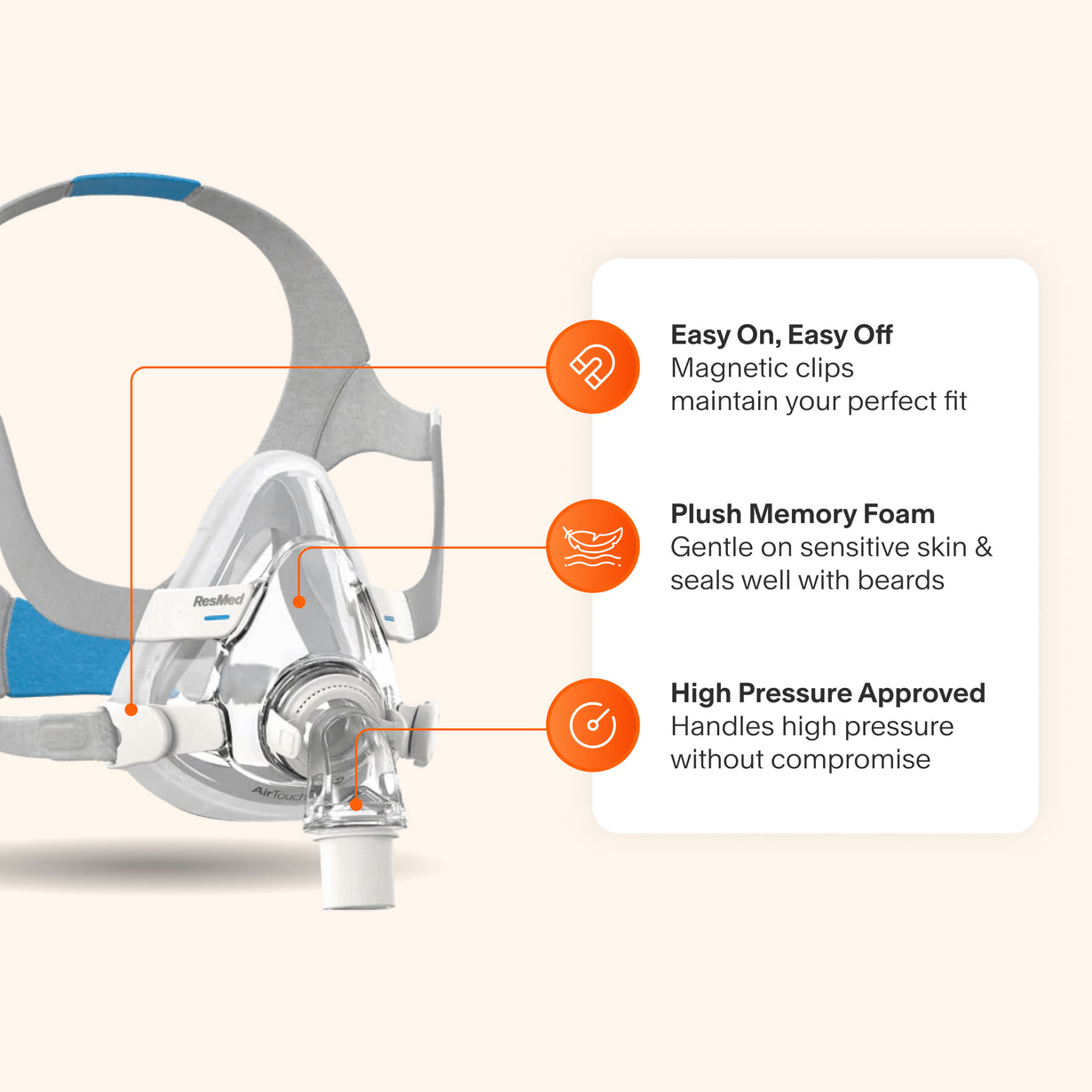 AirTouch F20 Full Face CPAP Mask – cpap.com