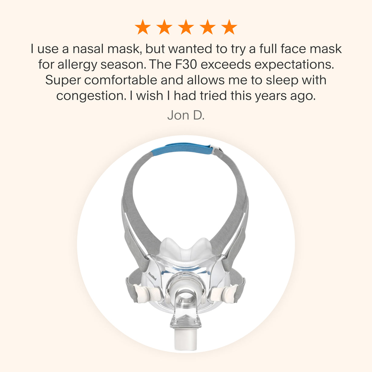 AirFit F30 Full Face CPAP Mask – cpap.com