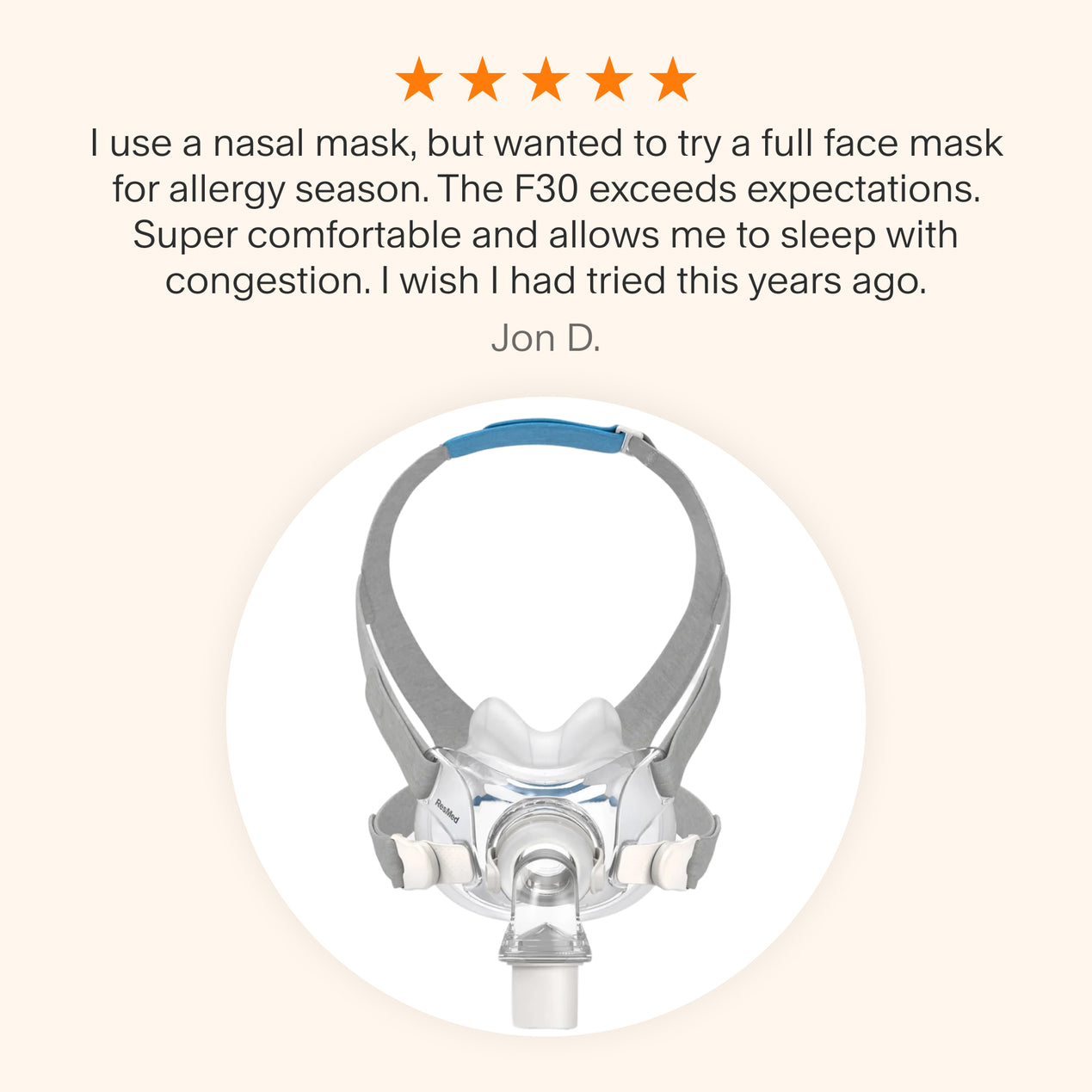 AirFit F30 Full Face CPAP Mask – cpap.com