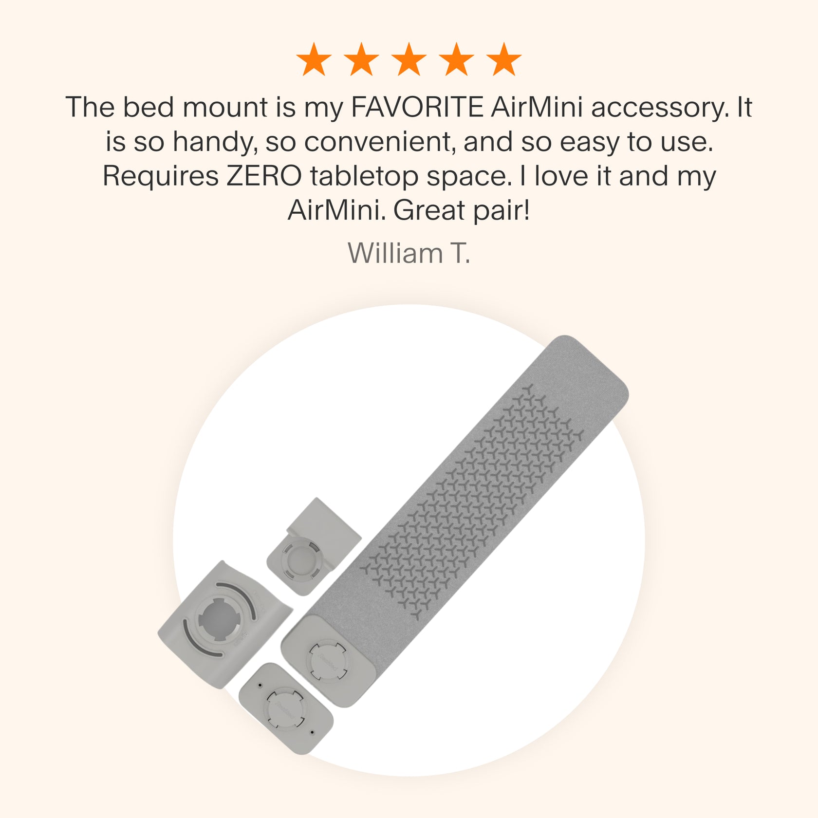 Bed Mount System for AirMini Travel CPAP Machine - cpap.com