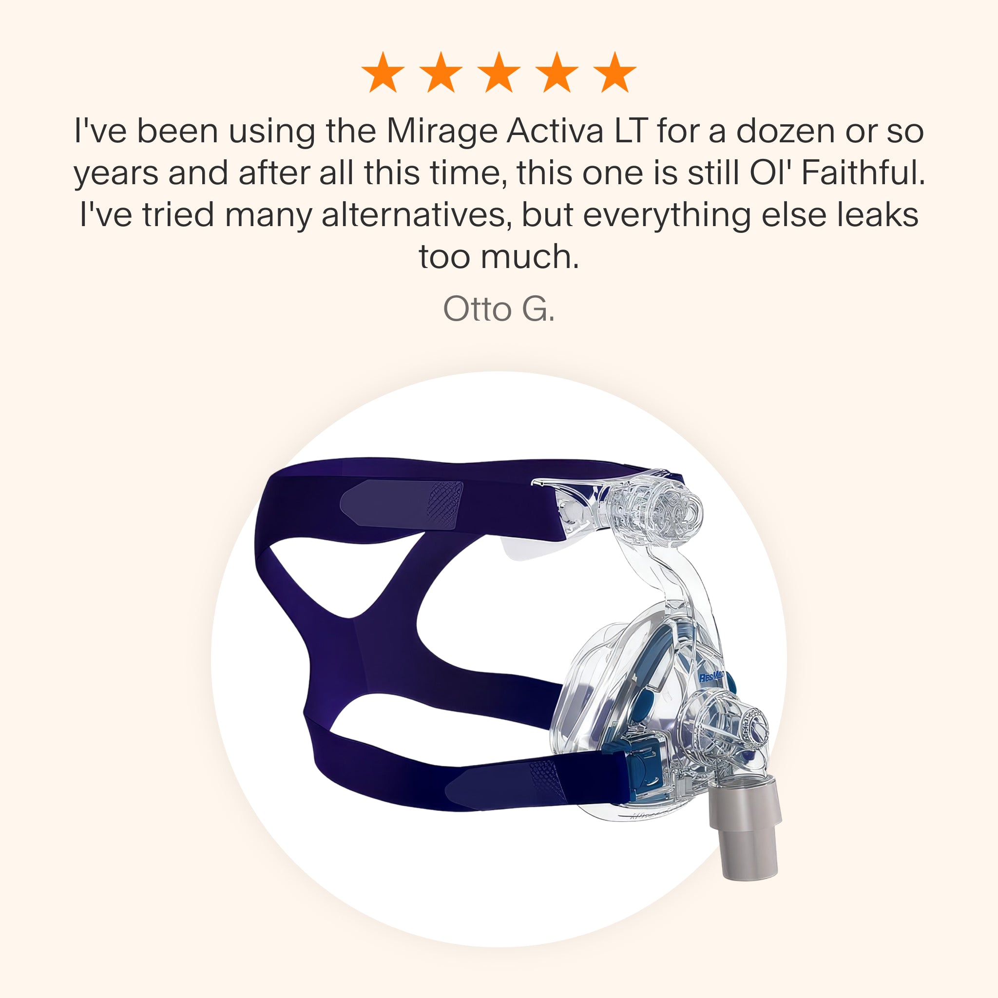 Mirage Activa LT Nasal CPAP Mask - cpap.com