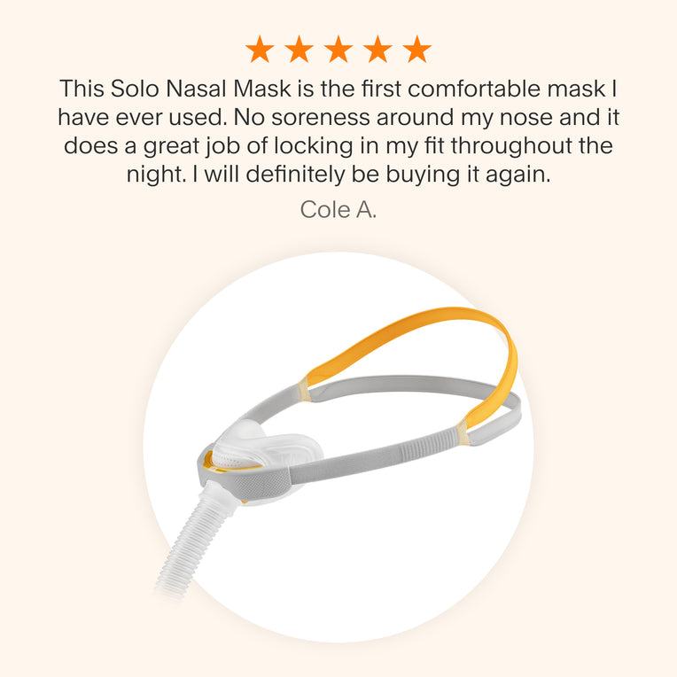 Fisher & Paykel Solo Nasal CPAP Mask - Fit Pack - cpap.com