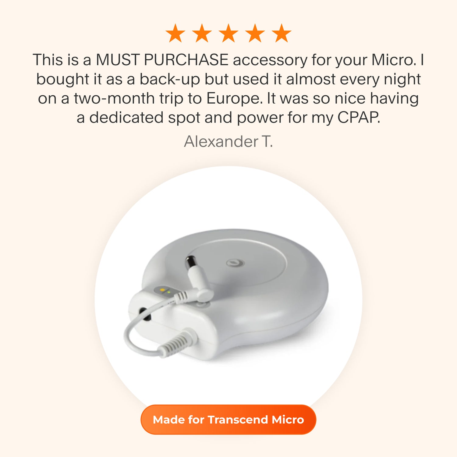 Transcend Micro Power Bundle - cpap.com