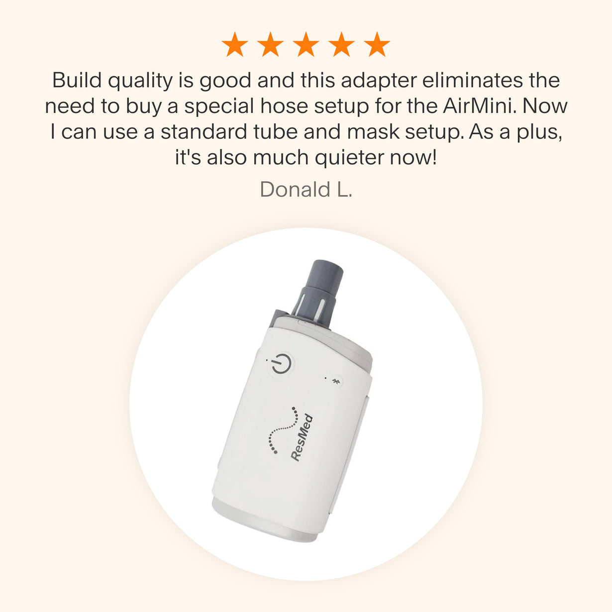 AirMini Universal Hose Adapter – cpap.com