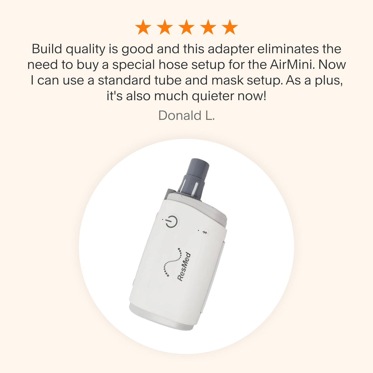 AirMini Universal Hose Adapter – cpap.com