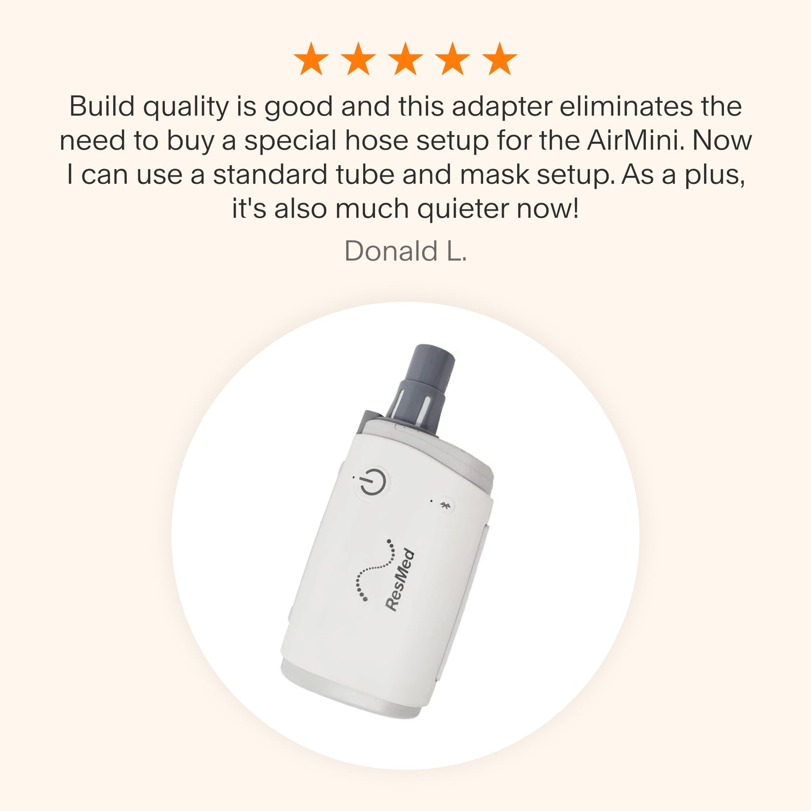 AirMini Universal Hose Adapter – cpap.com