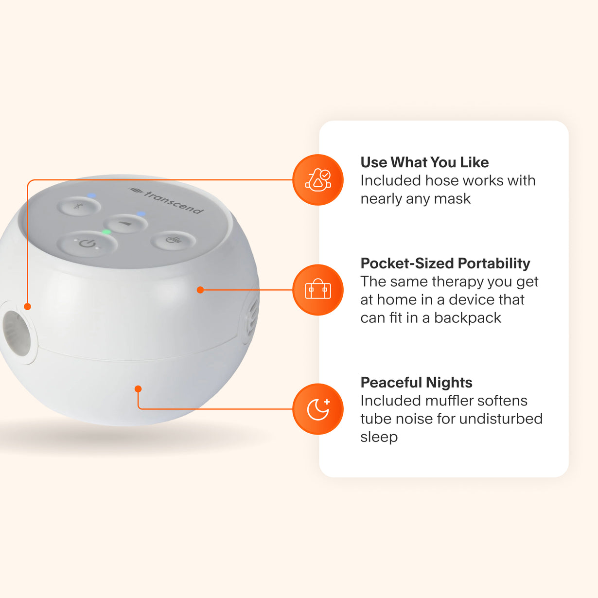 Transcend Micro Auto Travel CPAP Machine – cpap.com