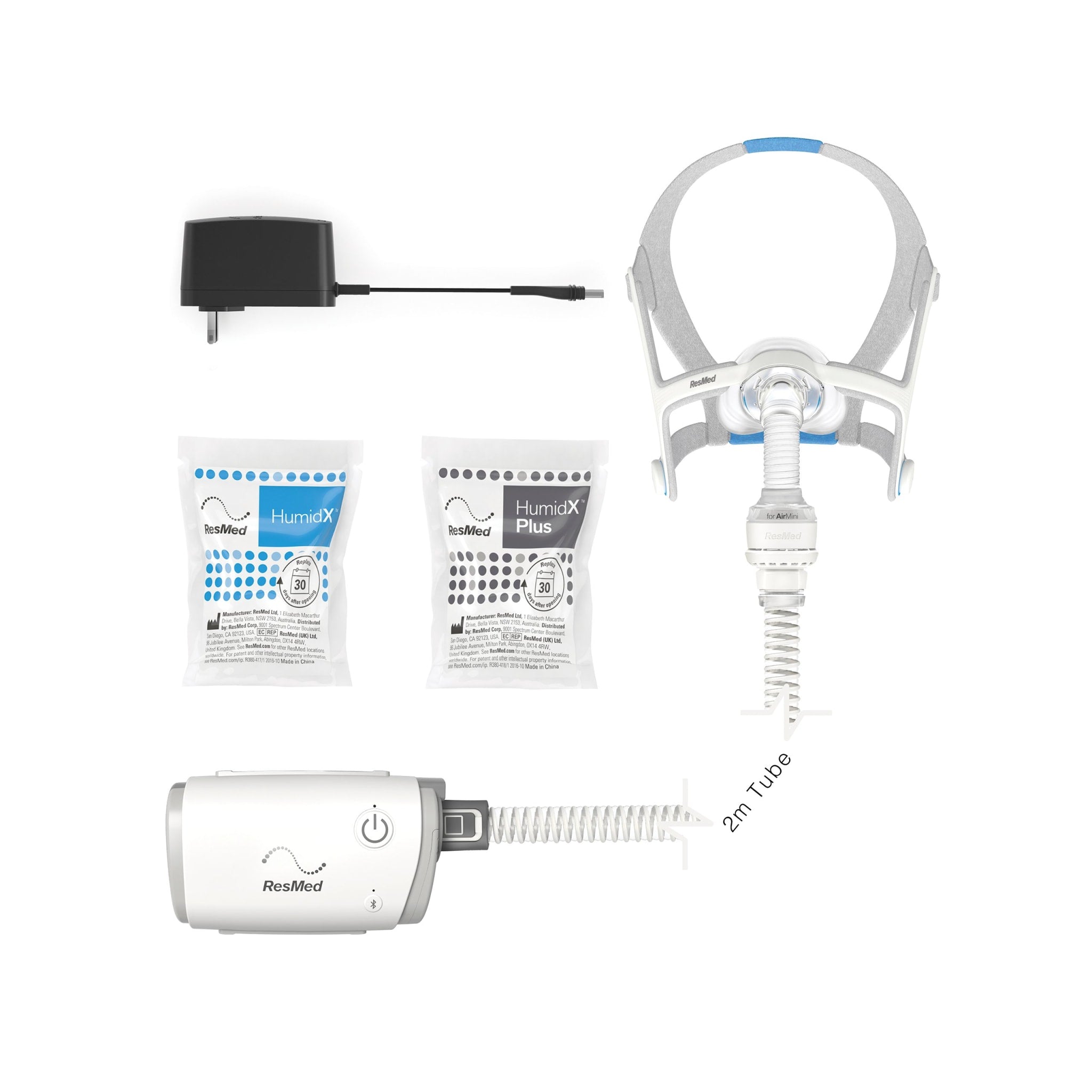 ResMed AirMini with AirFit N20 Nasal Mask Bundle - cpap.com