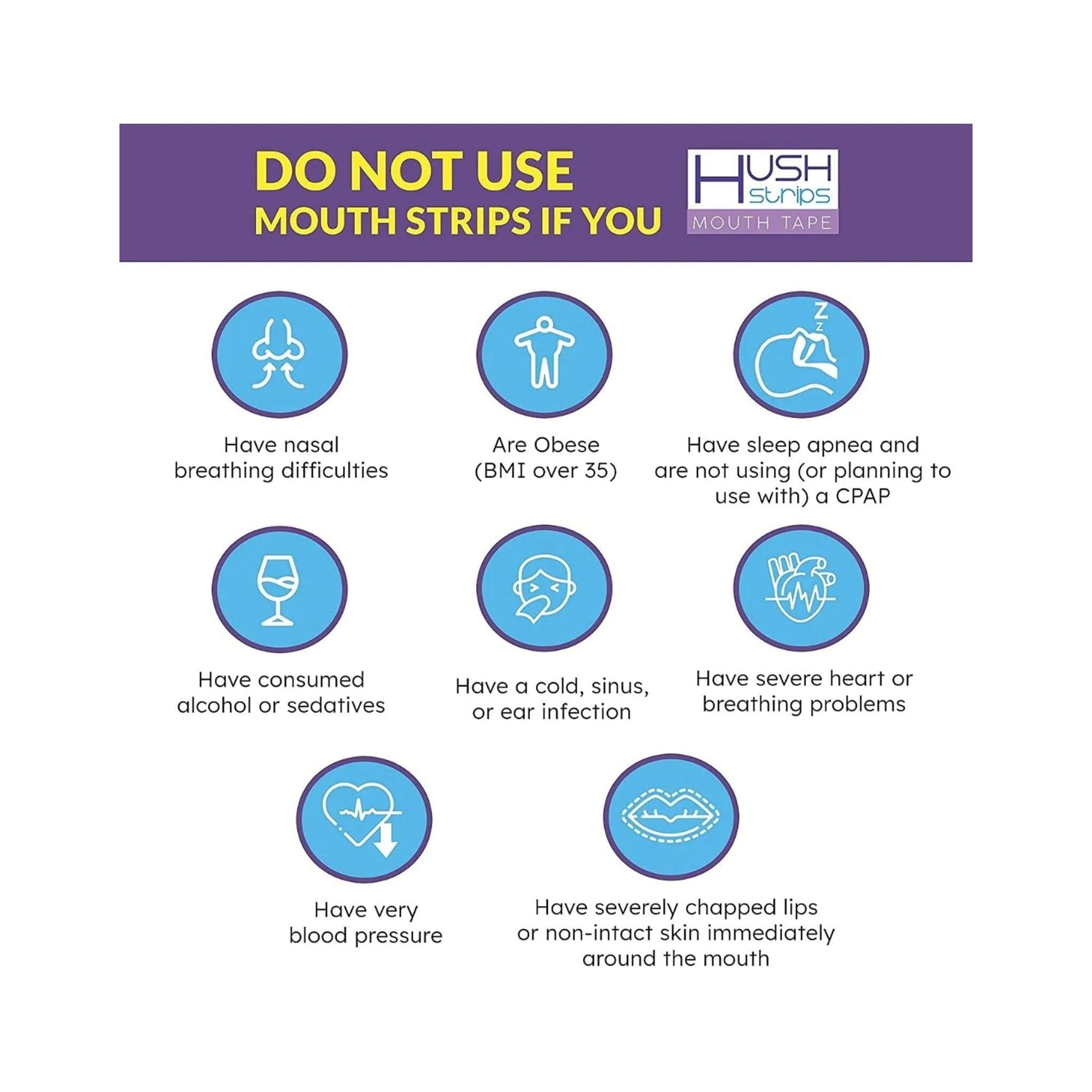 Hush Sleep Strips - cpap.com