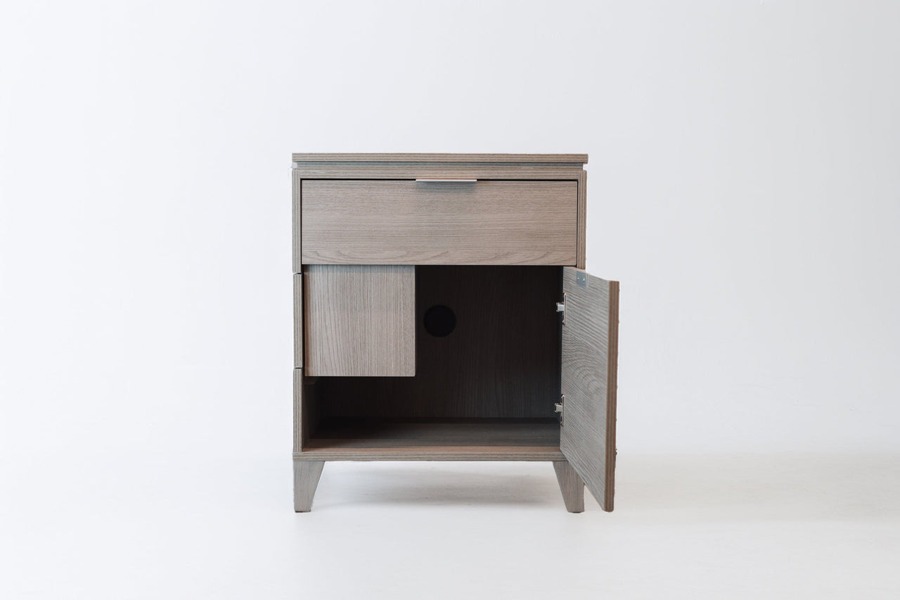 CPAP Nightstand with Storage SOHO GREY - cpap.com