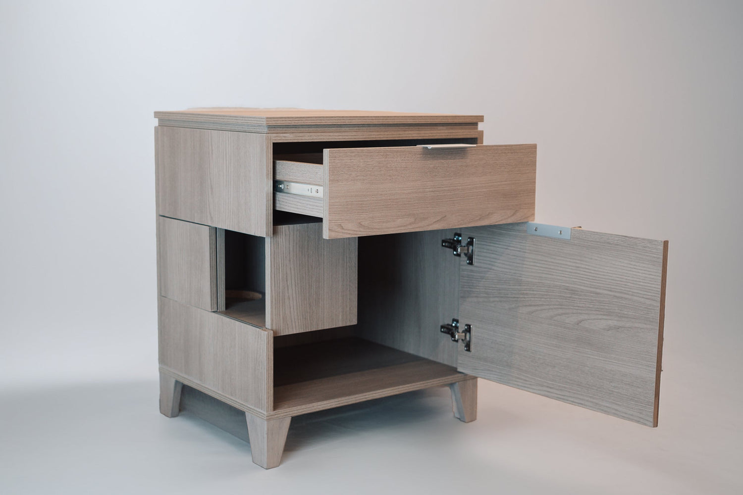 CPAP Nightstand with Storage SOHO GREY - cpap.com