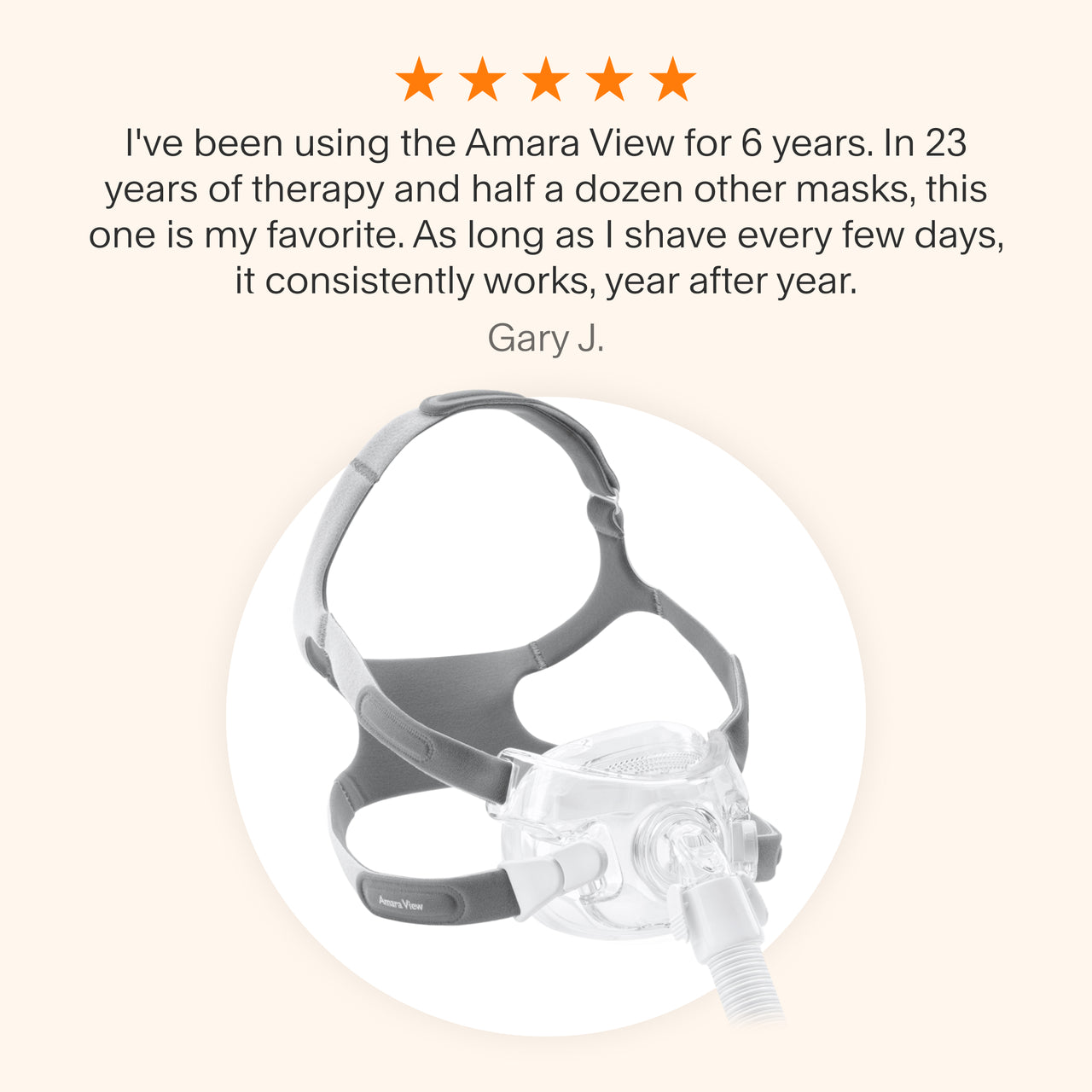 Amara View Full Face CPAP Mask with Headgear - cpap.com